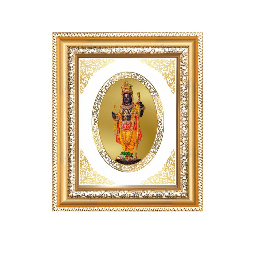 Ram Lalla with Sacred Arch Divine Ayodhya Darshan Royal Tabletop Frame ...