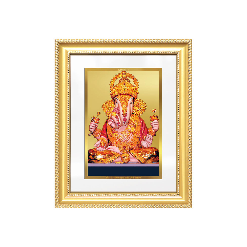 Dagdu Ganesh | Shri Dagdusheth Halwai Ganpati Wall & Tabletop Frame in ...