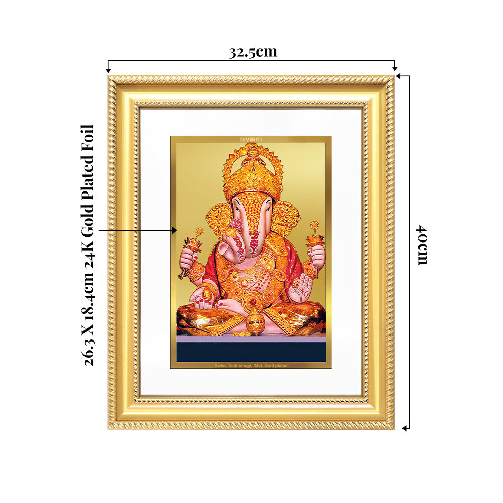 Dagdu Ganesh | Shri Dagdusheth Halwai Ganpati Wall & Tabletop Frame in ...