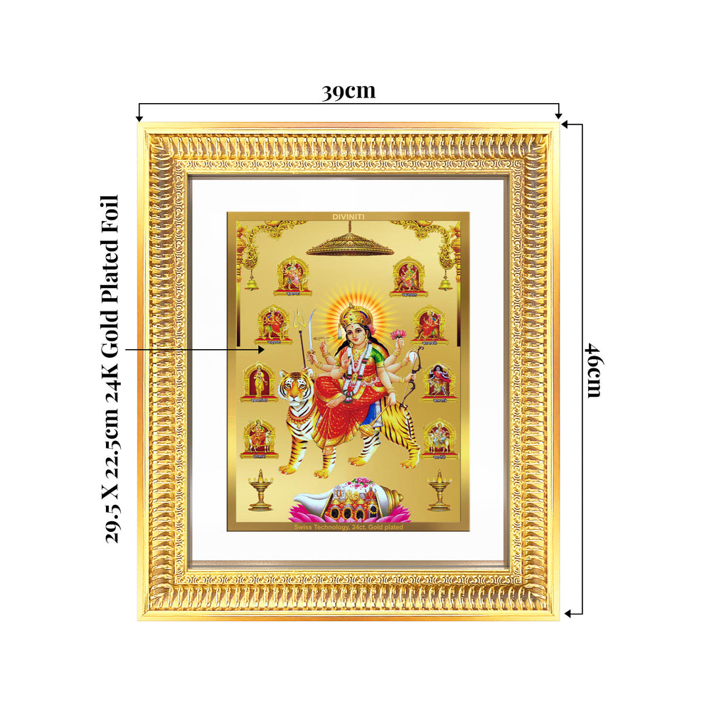 Durga Nav Durga | Goddess Durga in Her Nine Divine forms Wall Mount Ph ...