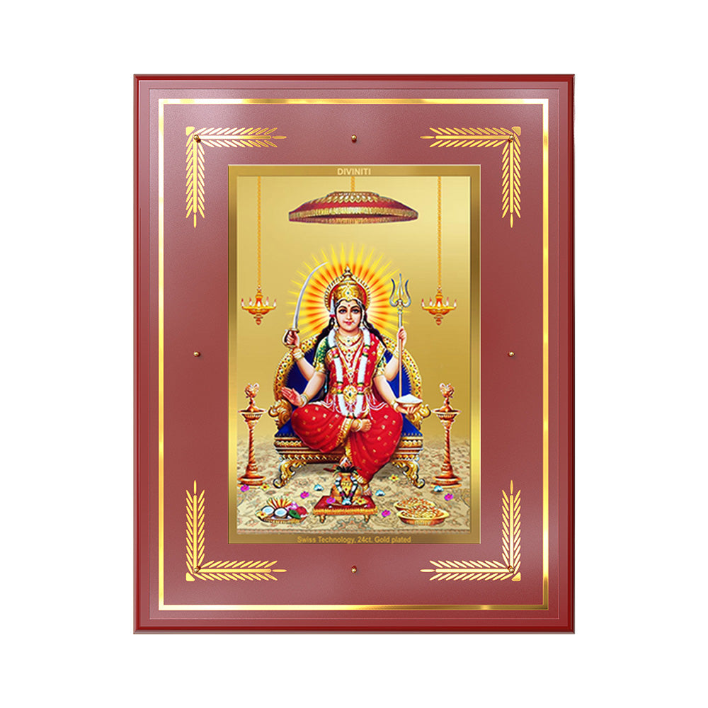 Santoshi Mata | Goddess of Contentment & Fulfilment Wall Photo Frame i ...