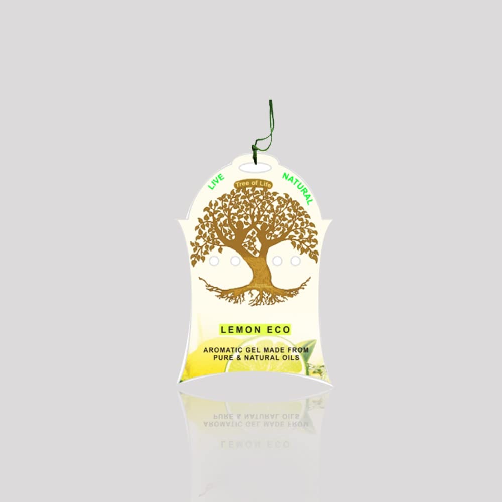 Diviniti Car Perfume LEMON ECO Air Fresheners|Up to 45 Days Lasting Sc